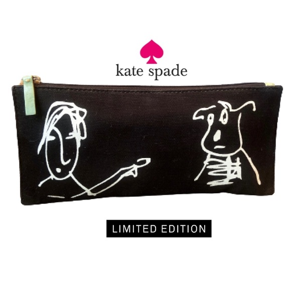 kate spade | Bags | Kate Spade Maria Kalman Rare Limited Edition Makeup ...